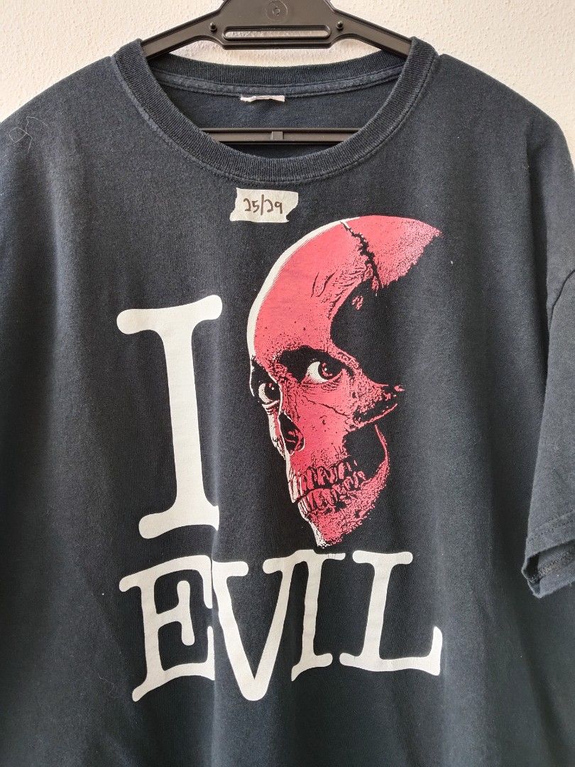 Vintage Y2K Evil Dead I Skull Evil, Men's Fashion, Activewear on Carousell