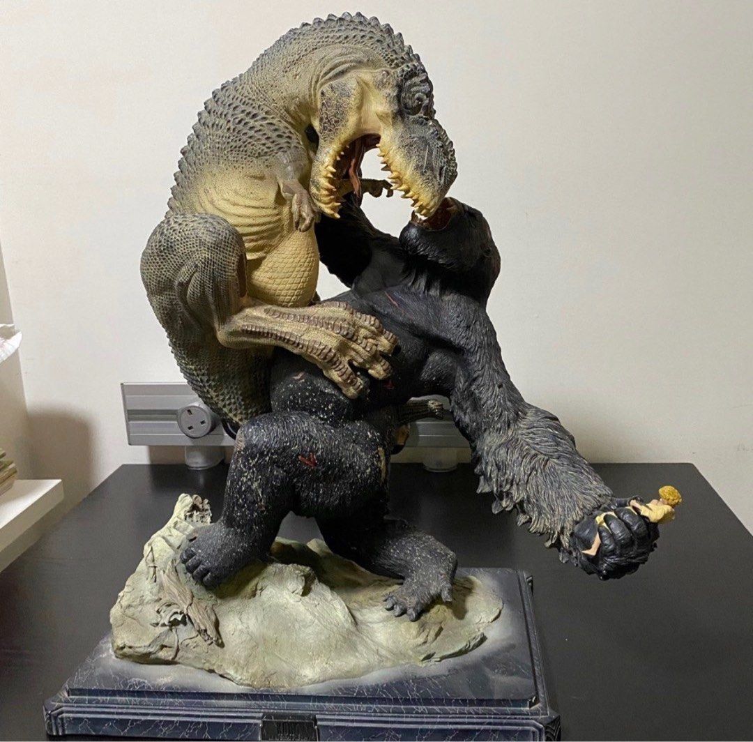 Weta T Rex vs Kong statue, Hobbies & Toys, Toys & Games on Carousell