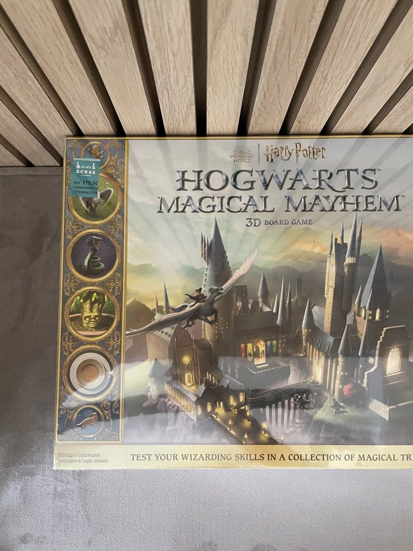 Wizarding World Harry Potter Hogwarts Magical Mayhem 3D Board Game ...