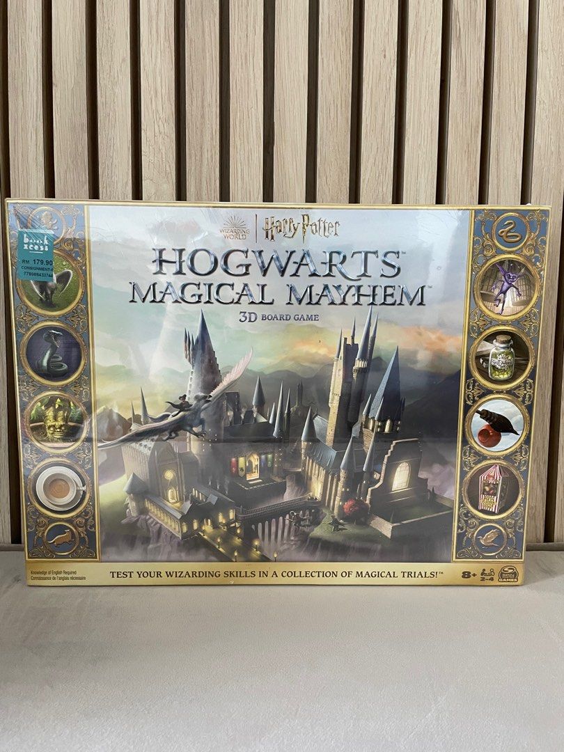 Wizarding World Harry Potter Hogwarts Magical Mayhem 3D Board Game ...