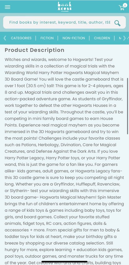 Wizarding World Harry Potter Hogwarts Magical Mayhem 3D Board Game ...