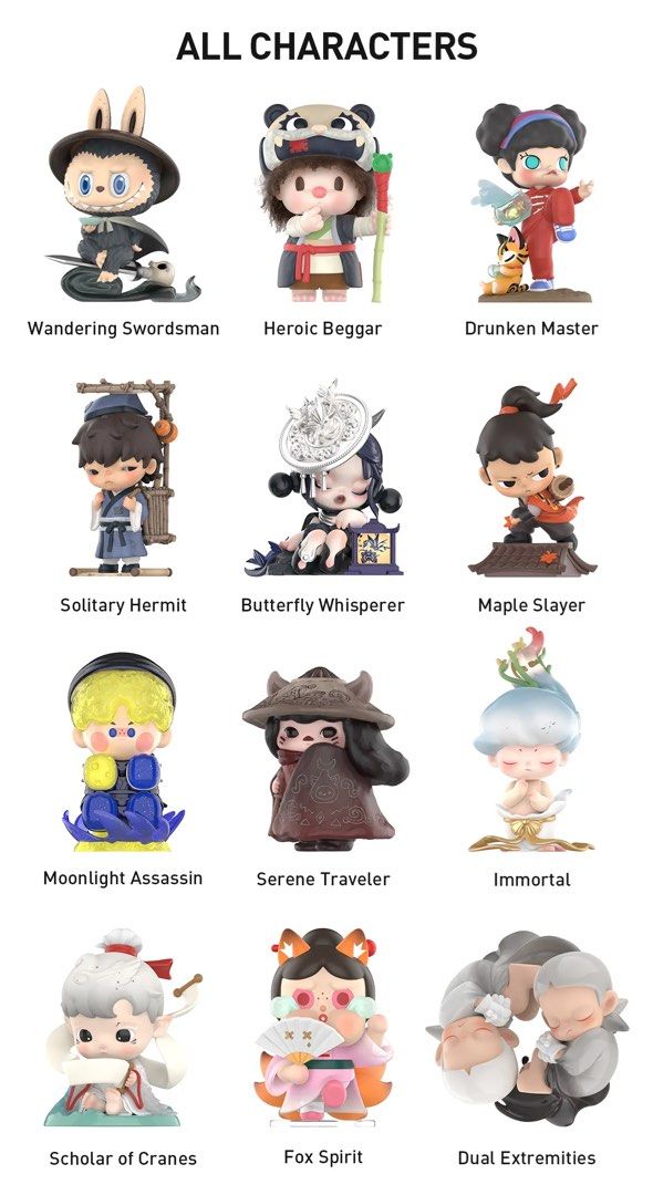 WTS Popmart 14th Anniversary Matchless Sweet Bean Heroic Beggar Zsiga ...