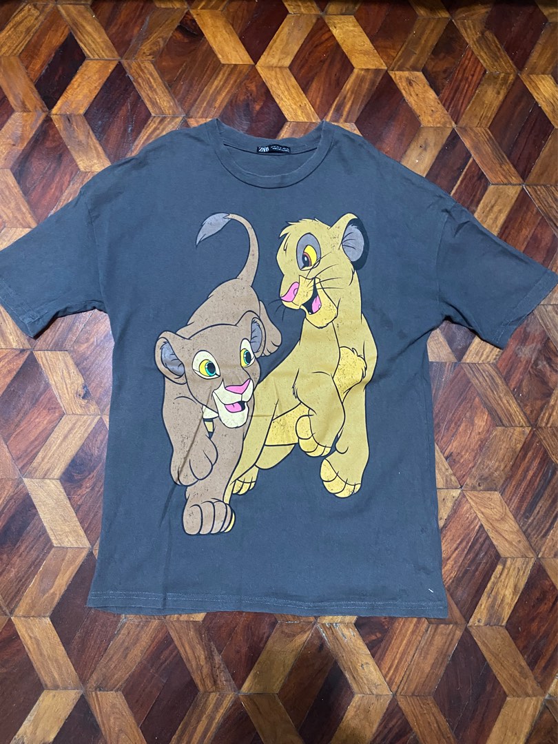 Zara lion king oversized shirt, Women's Fashion, Tops, Shirts on Carousell