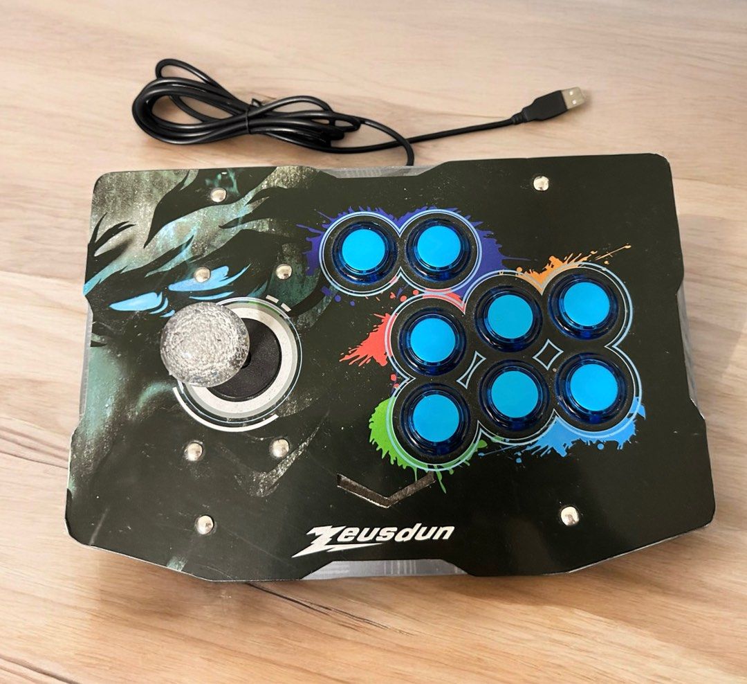 Zeusdun Arcade Fighting Stick Joystick Street Fighter KOF video game ...