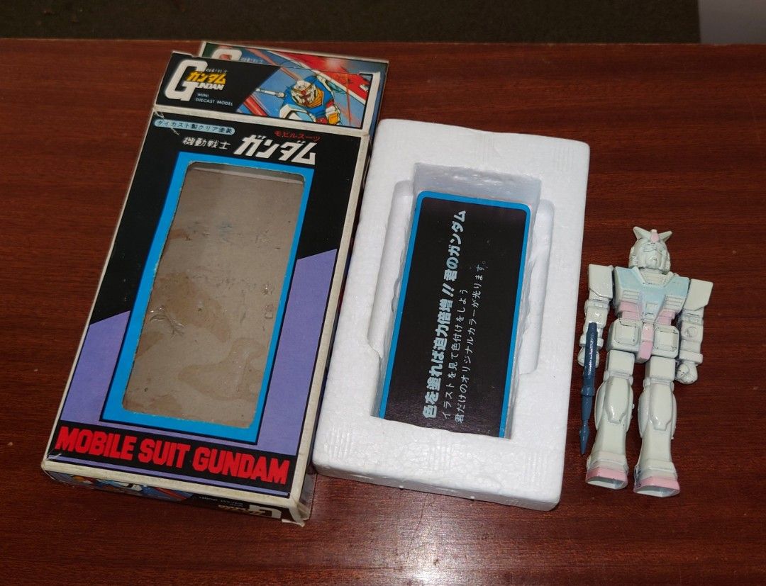 罕有！梅花廠 合金 高達 懷舊 Clover Gundam (非 popy bullmark 細膠), 興趣及遊戲, 玩具 & 遊戲類 ...