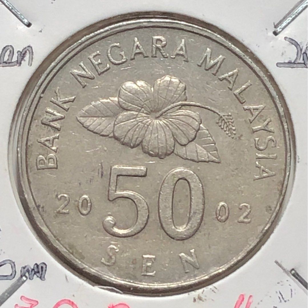 [ BIG O ] 50 SEN 2002 / MALAYSIA BUNGA RAYA, Hobbies & Toys ...