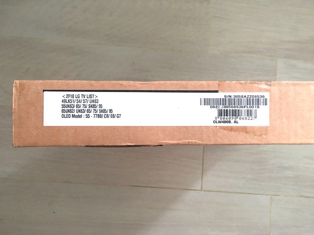 全新 LG 原裝 韓國製造 電視 超薄 掛牆架 EZ Slim TV wall mount (Made in Korea) Model ...