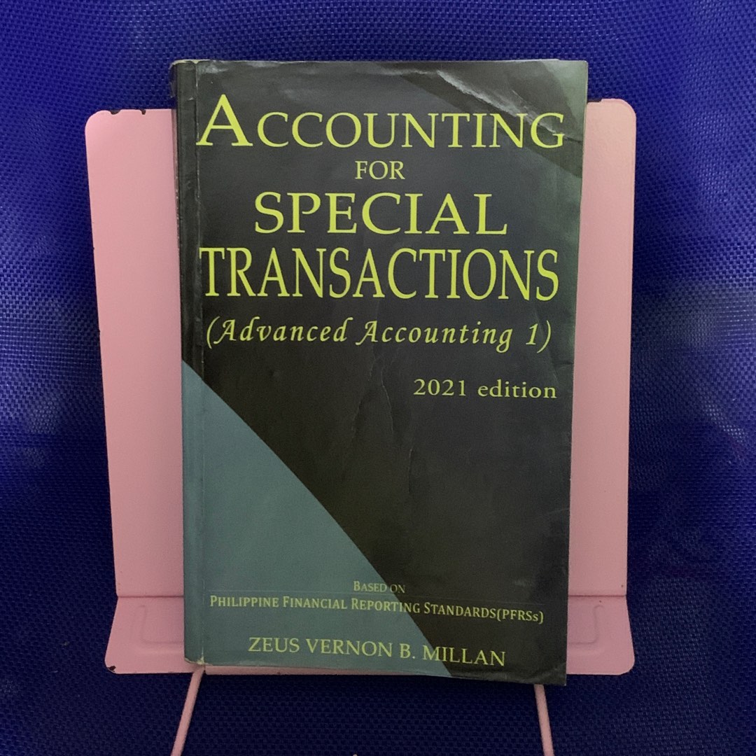 Accounting for Special Transactions (2021 Edition) by Millan, Hobbies ...
