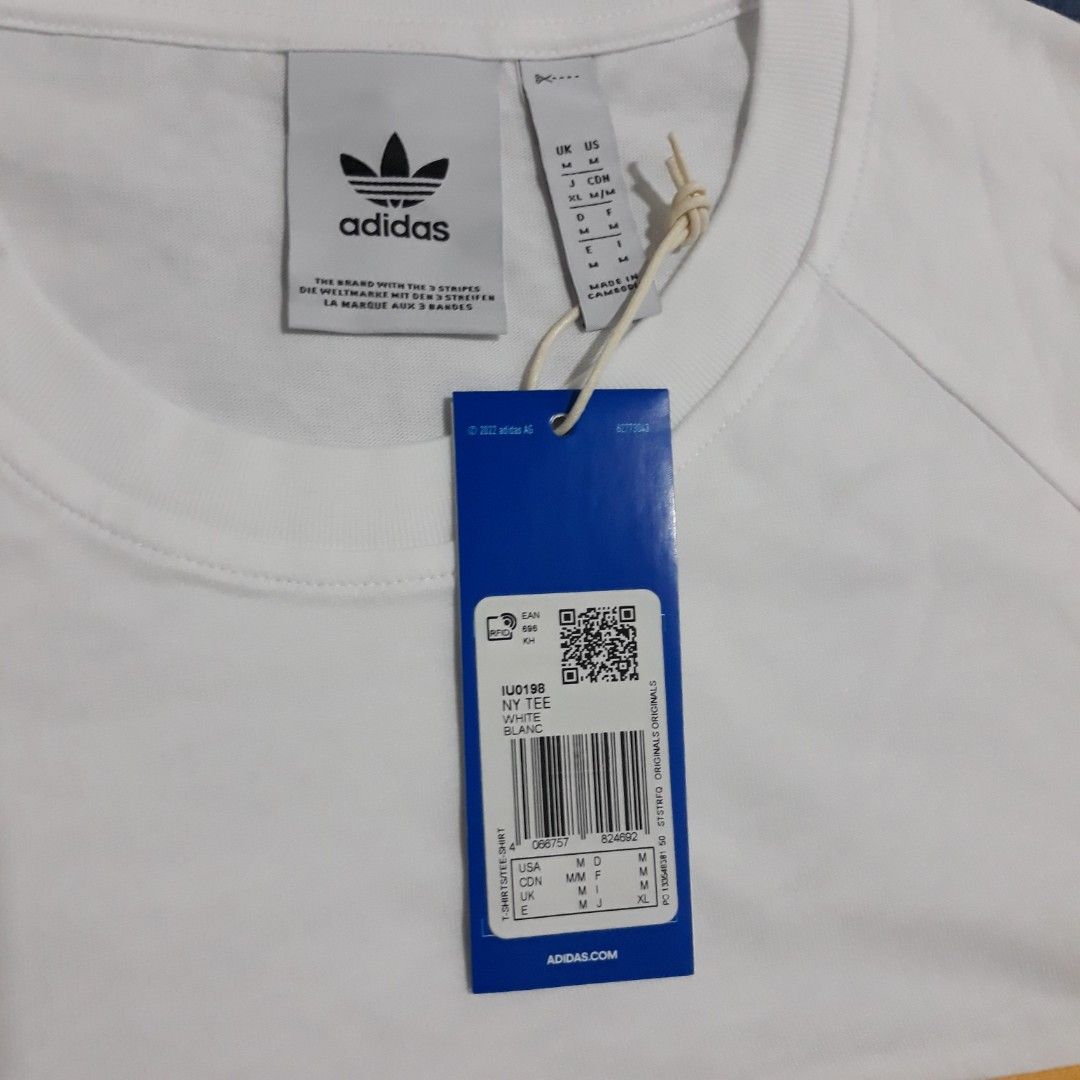 Adidas Originals Linear Logo, Pit/L : 21.5/29 (BNWT), Men's Fashion ...