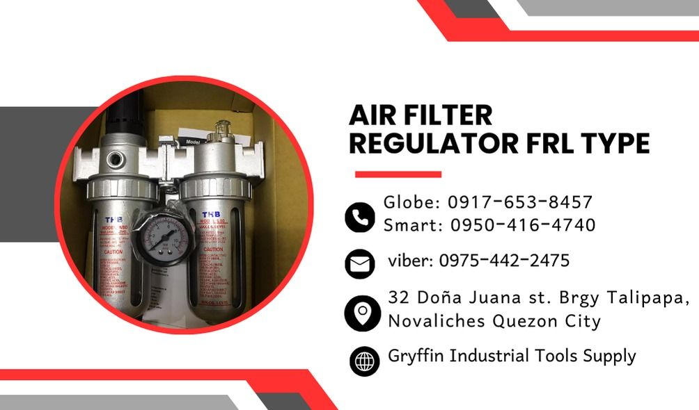 Air Filter Regulator FRL Type, Commercial & Industrial, Industrial ...