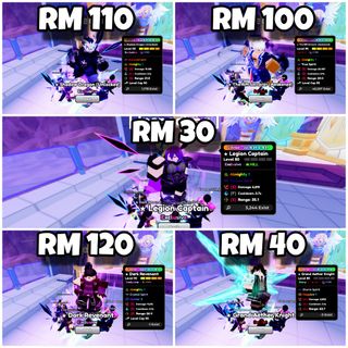 ALM SJW THE PRO GAMER +FREE 1M GEM ANIME DEFENDER ROBLOX FOR RM40 ...