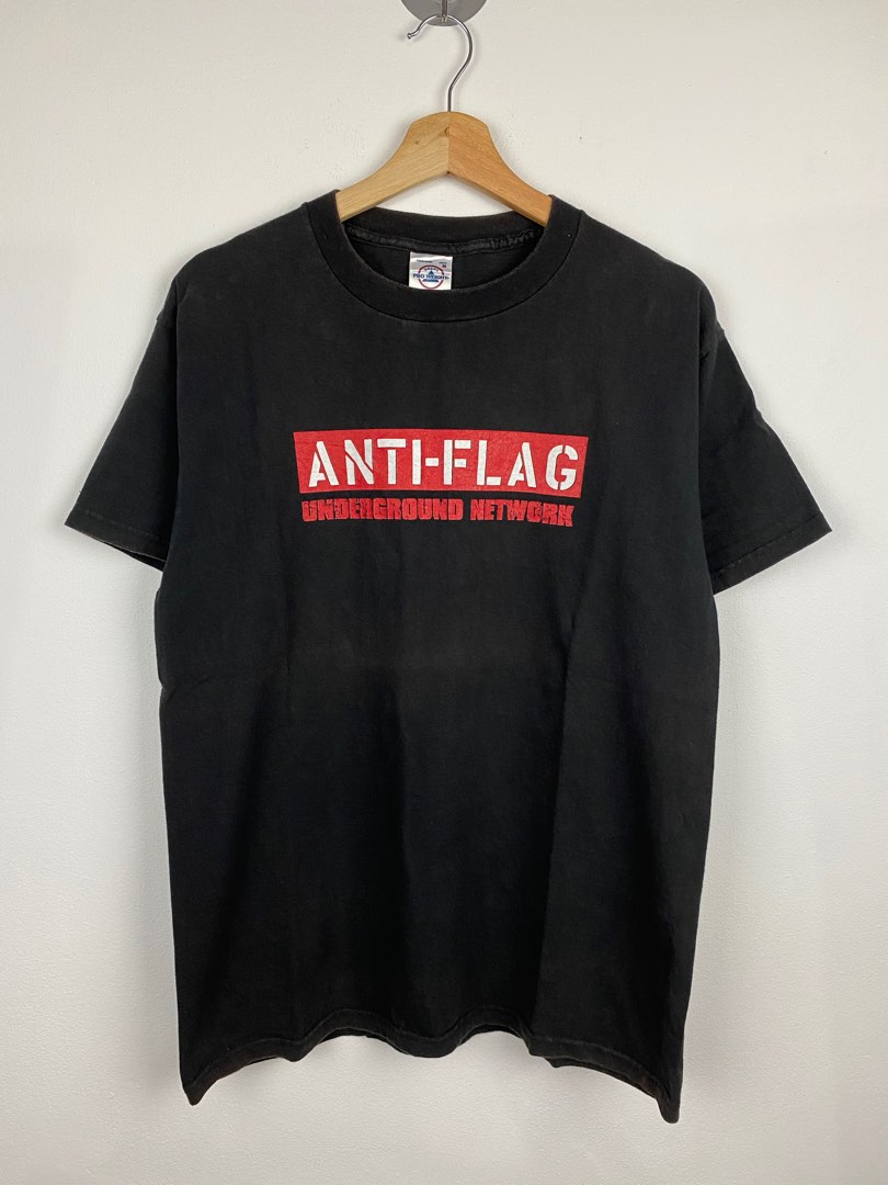 Anti Flag Punk Rock Band T-shirt, Men's Fashion, Tops & Sets, Tshirts ...