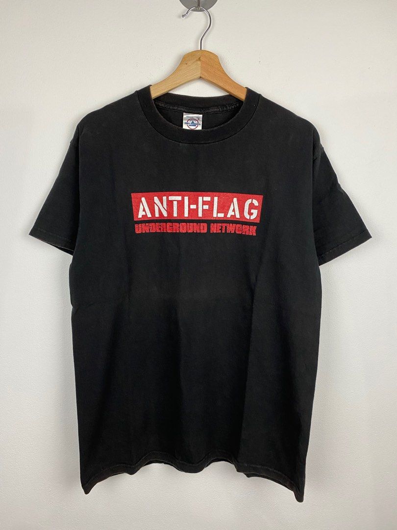 Anti Flag Punk Rock Band T-shirt, Men's Fashion, Tops & Sets, Tshirts ...
