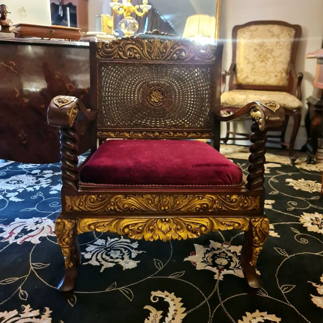 Antique (museum pieces) Baba Nyonya Peranakan Matriarch (lady boss) arm ...