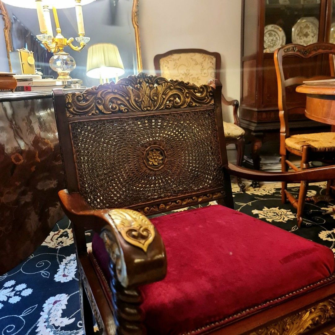 Antique (museum pieces) Baba Nyonya Peranakan Matriarch (lady boss) arm ...