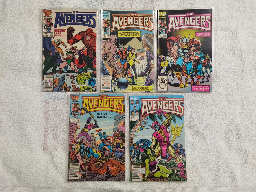 AVENGERS (1963) issue 274, 275, 276, 277, 278. "Under Siege". *The ...