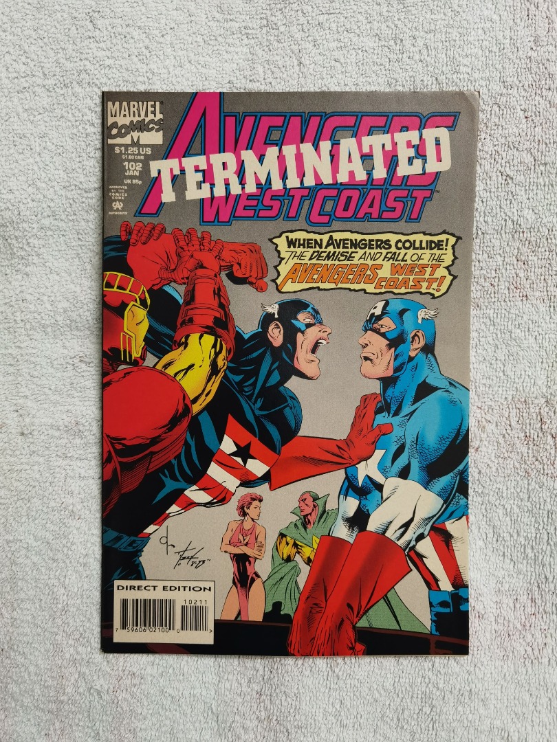 AVENGERS WEST COAST (1985) issue 102. final issue of the series: "The ...