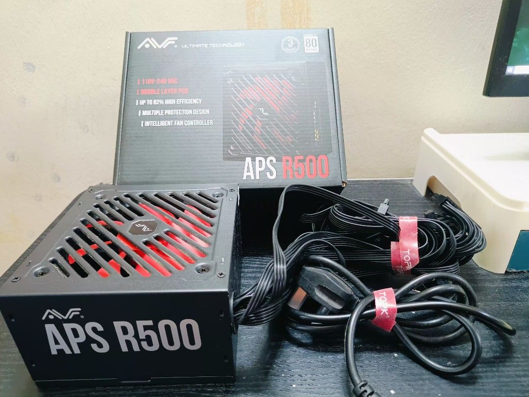 AVF APS R500 80+ PSU, Computers & Tech, Parts & Accessories, Computer ...