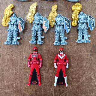 Bandai Power Rangers Gokaiger GOKAI SILVER RANGER FIGURE GOLD ANCHOR ...