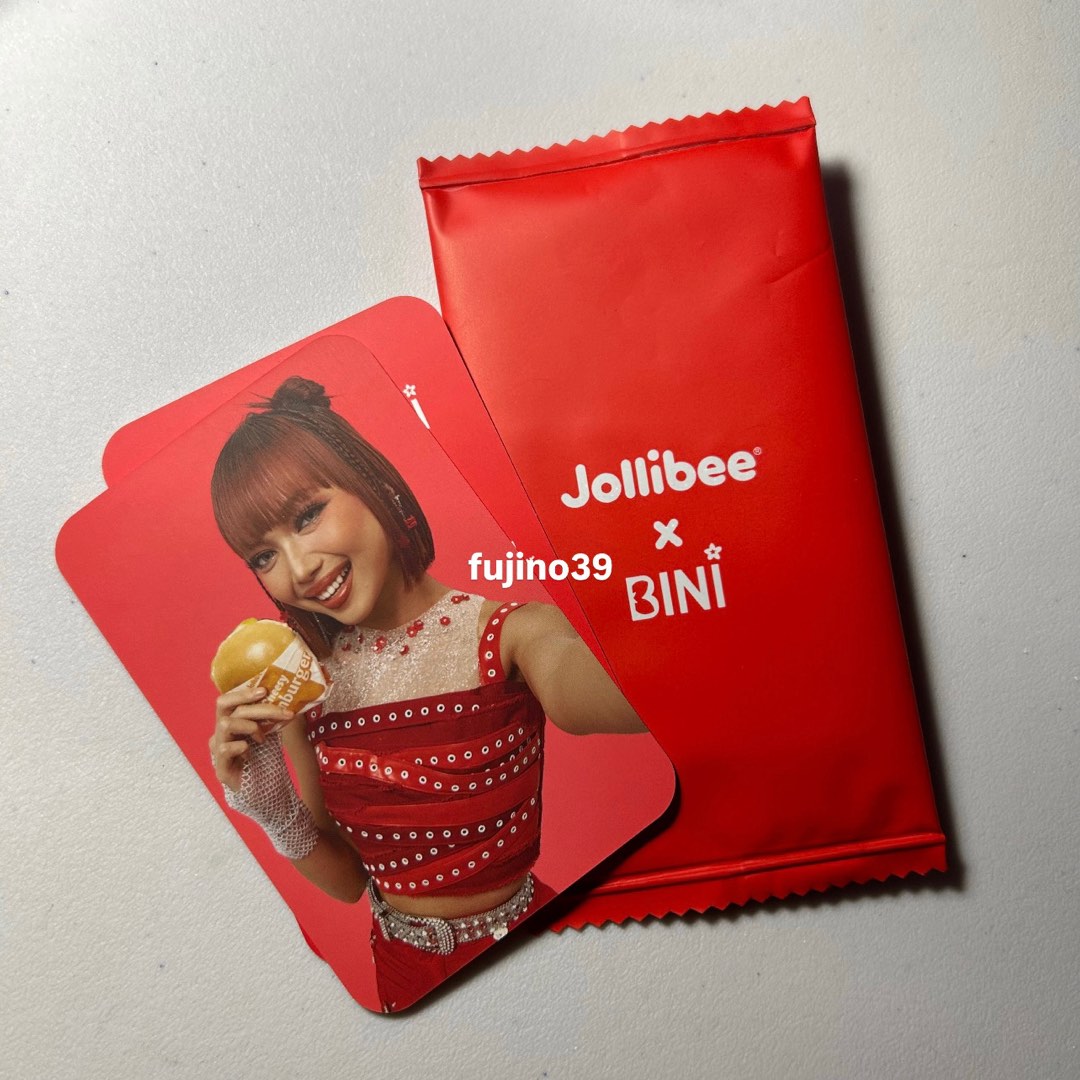 bini x jollibee — gwen photocard, Hobbies & Toys, Memorabilia ...