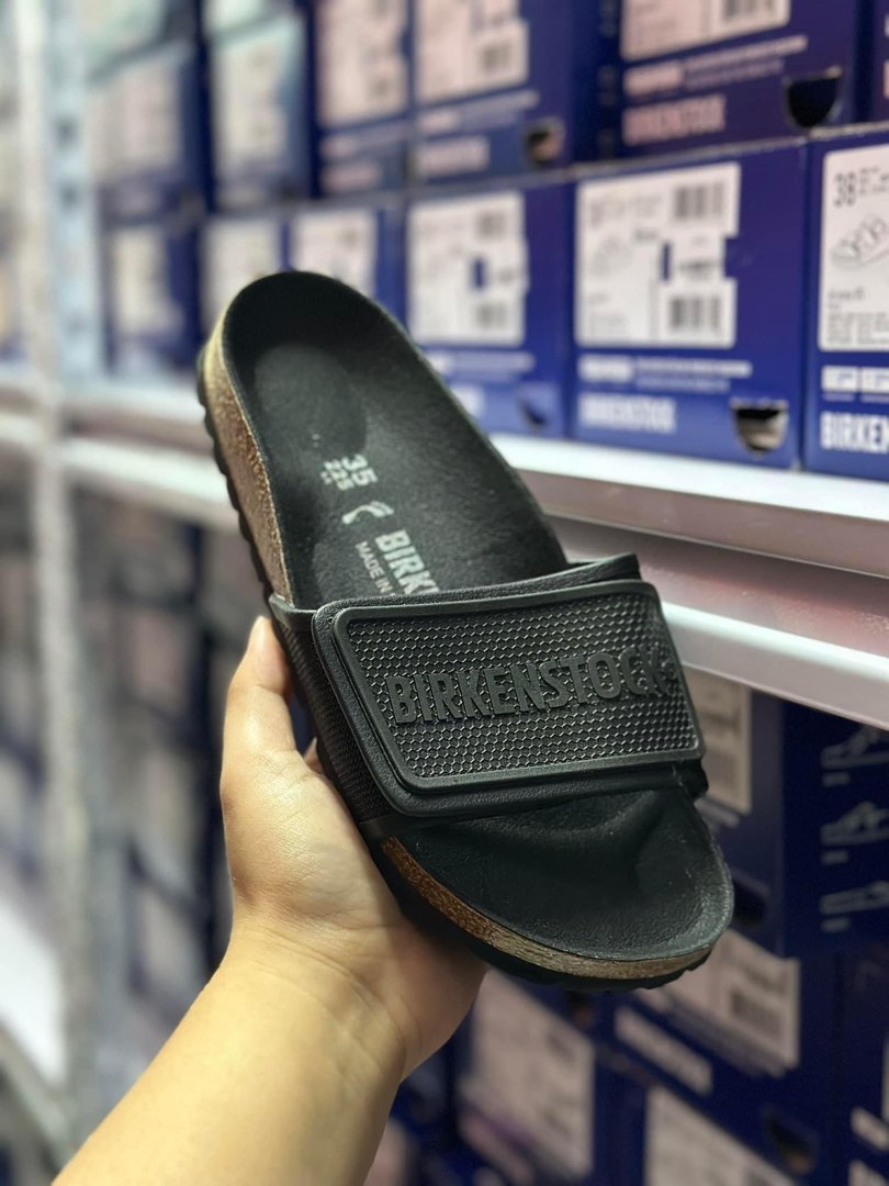 BIRKENSTOCK Tema Microfiber Black (wms only), Women's Fashion, Footwear ...