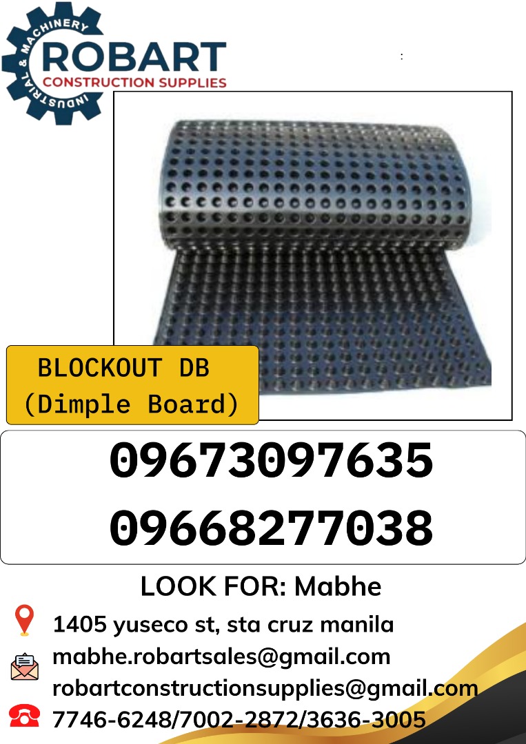 BLOCKOUT DB (Dimple Board), Commercial & Industrial, Construction Tools ...