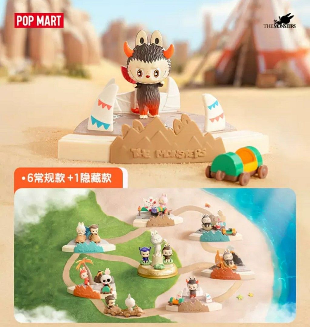 [BRAND NEW! POPMART] POPMART LABUBU THE MONSTERS PLAYING GAMES SCENE ...