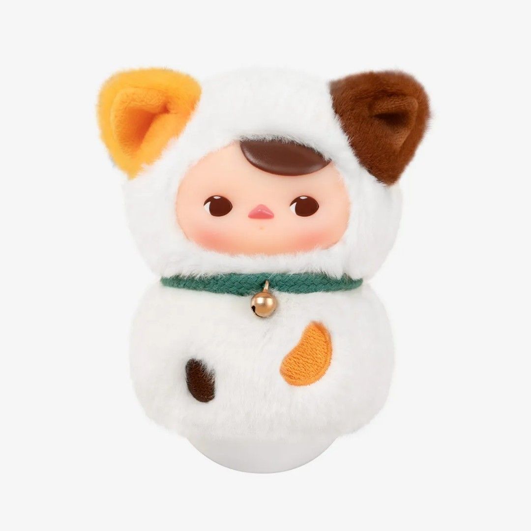 [BRAND NEW! POPMART] POPMART PUCKY ROLY POLY KITTY VINYL FACE PLUSH ...