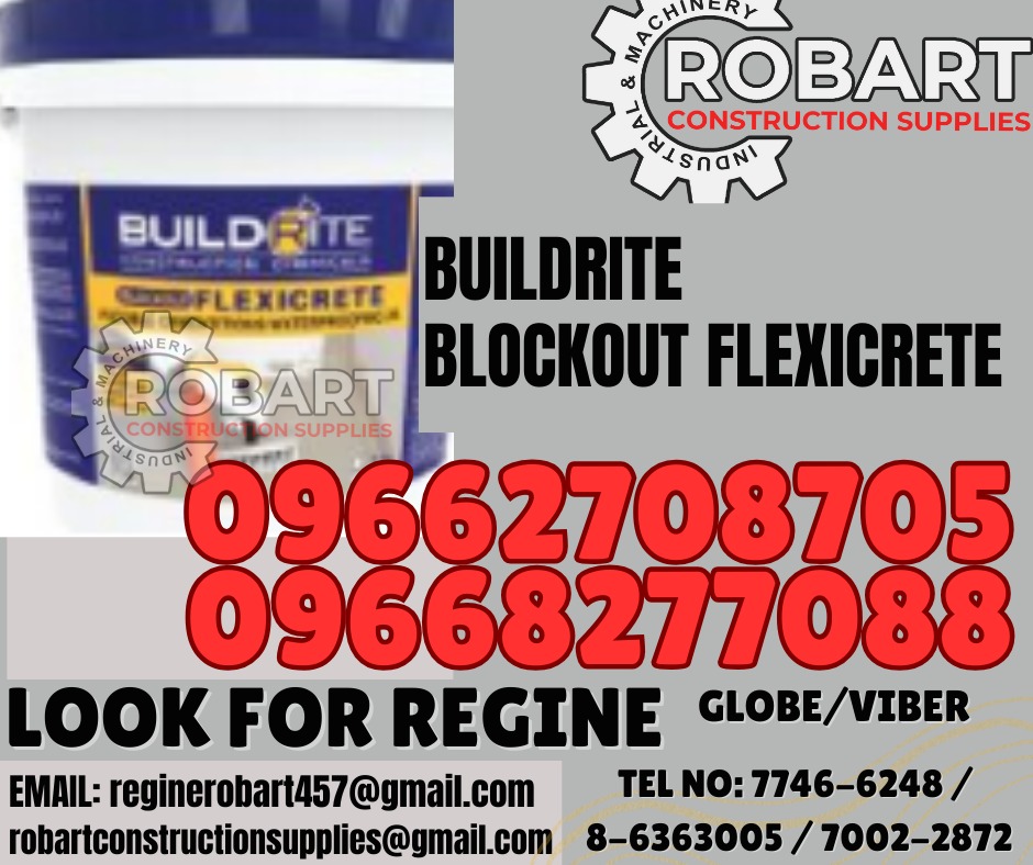 BUILDRITE BLOCKOUT FLEXICRETE, Commercial & Industrial, Construction Tools & Equipment on Carousell