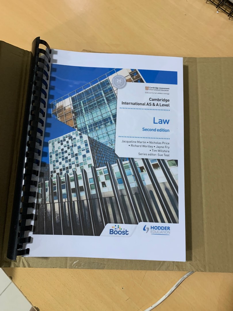 Cambridge A Level Law Student book, Hobbies & Toys, Books & Magazines ...