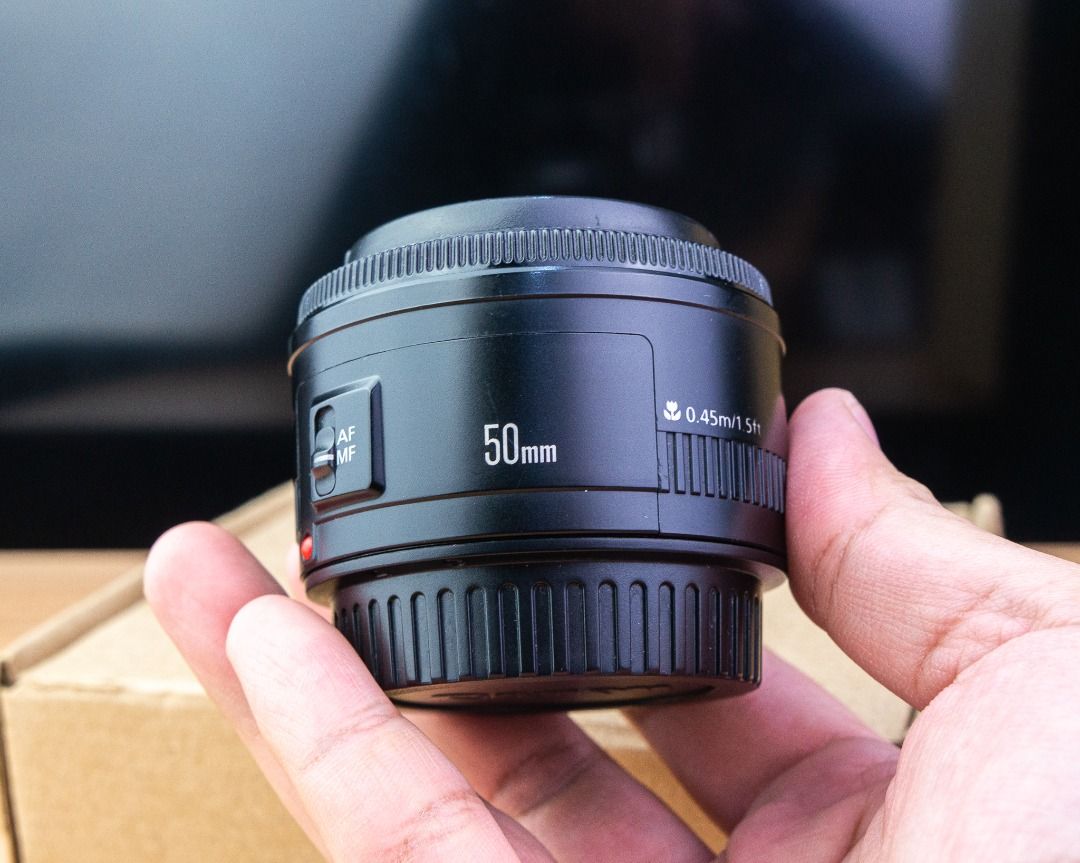 Canon EF 50mm F1.8 Prime Portrait Bokeh Lens for Crop and Full Frame ...