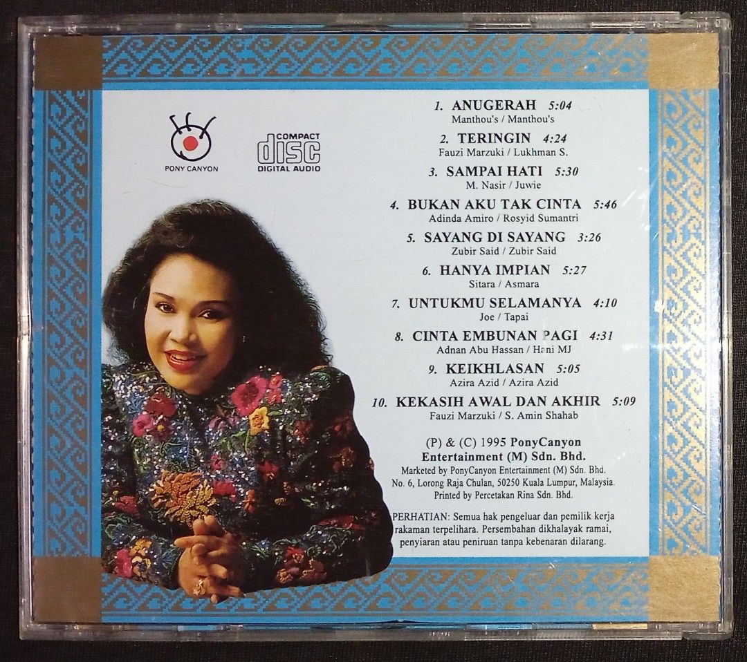 Cd Hetty Koes Endang (Anugerah) 1995, Audio, Portable Music Players on ...