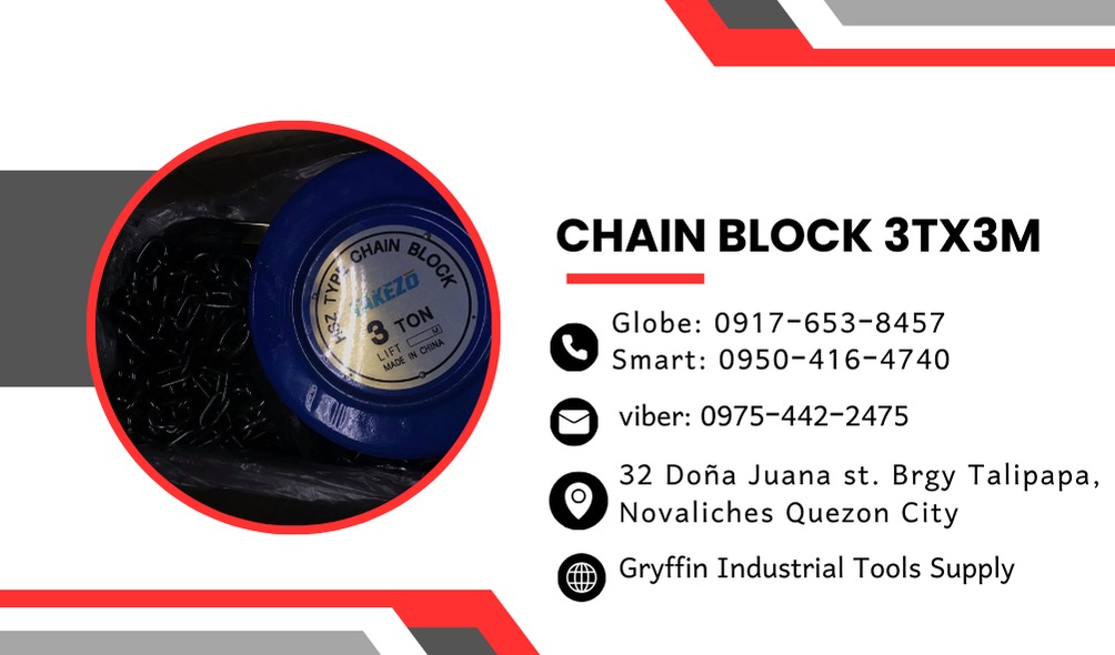 Chain Block 3Tx3m, Commercial & Industrial, Industrial Equipment on ...