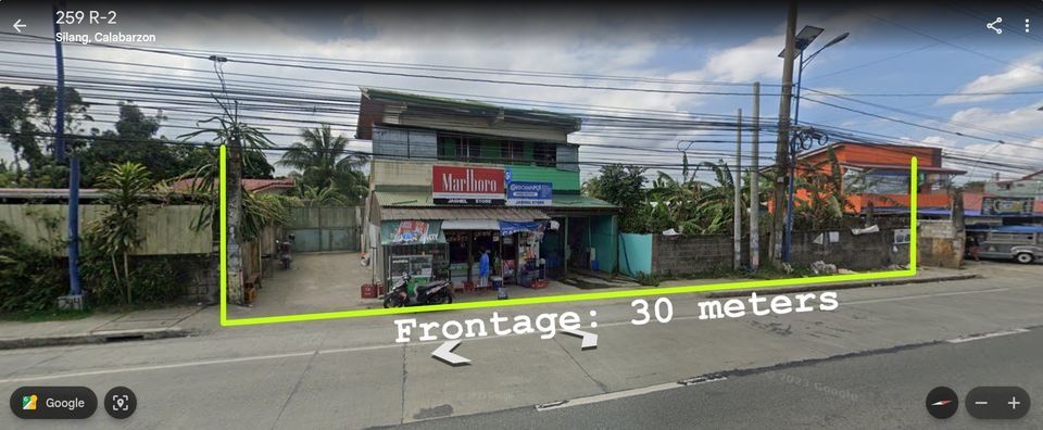 Commercial Lot with Building along Aguinaldo Highway, Silang cavite ...