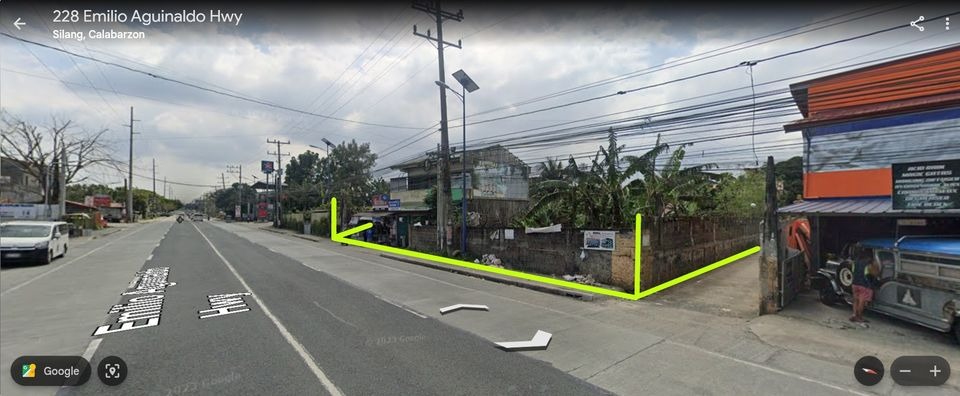 Commercial Lot with Building along Aguinaldo Highway, Silang cavite ...