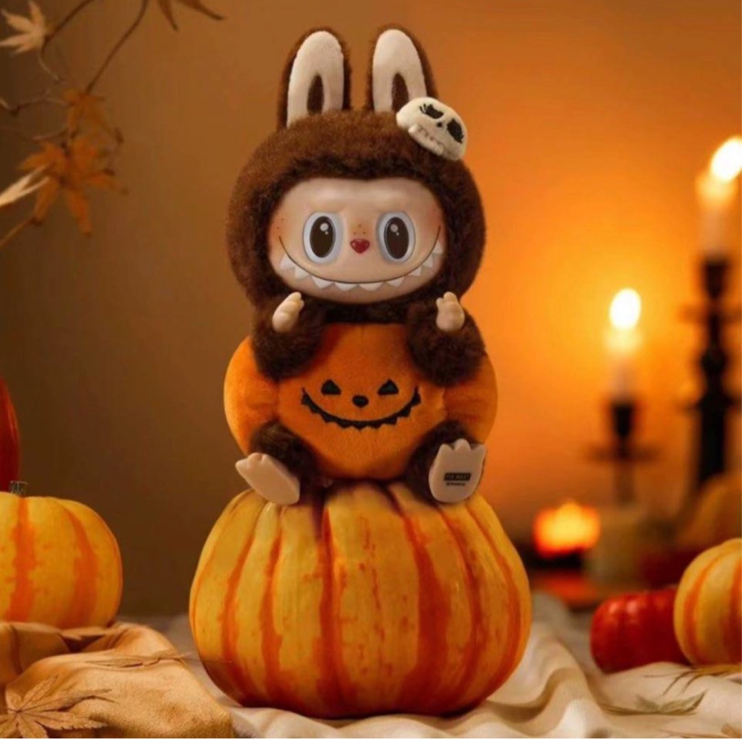 CONFIRM LABUBU HALLOWEEN PARTY COSTUME PUMPKIN LABUBU SERIES, Hobbies ...