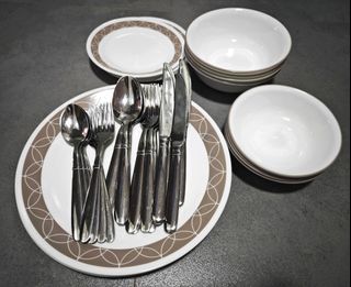 Corelle 16 Piece Delano Dinnerware Set, Furniture & Home Living ...