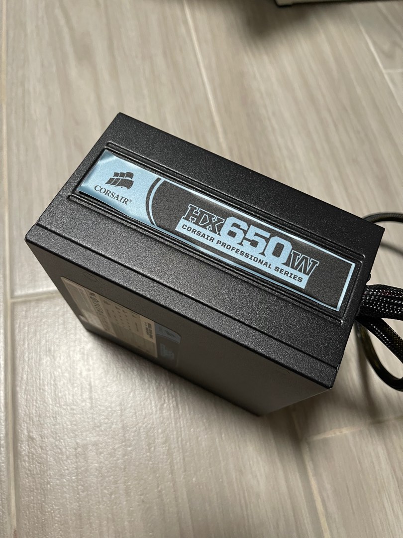 Corsair HX650 80+ Brone 銅牌 Fully Modular 全模組 650W 火牛 海盜船, 電腦＆科技, 電腦周邊及 ...