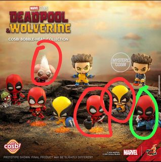 Marvel Deadpool Cosbaby 死侍Cute 版Figure (it's not wolverine狼人 / x23 ...