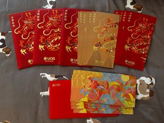 8 UBS 2024 dragon red Packets, Hobbies & Toys, Stationery & Craft, Art ...