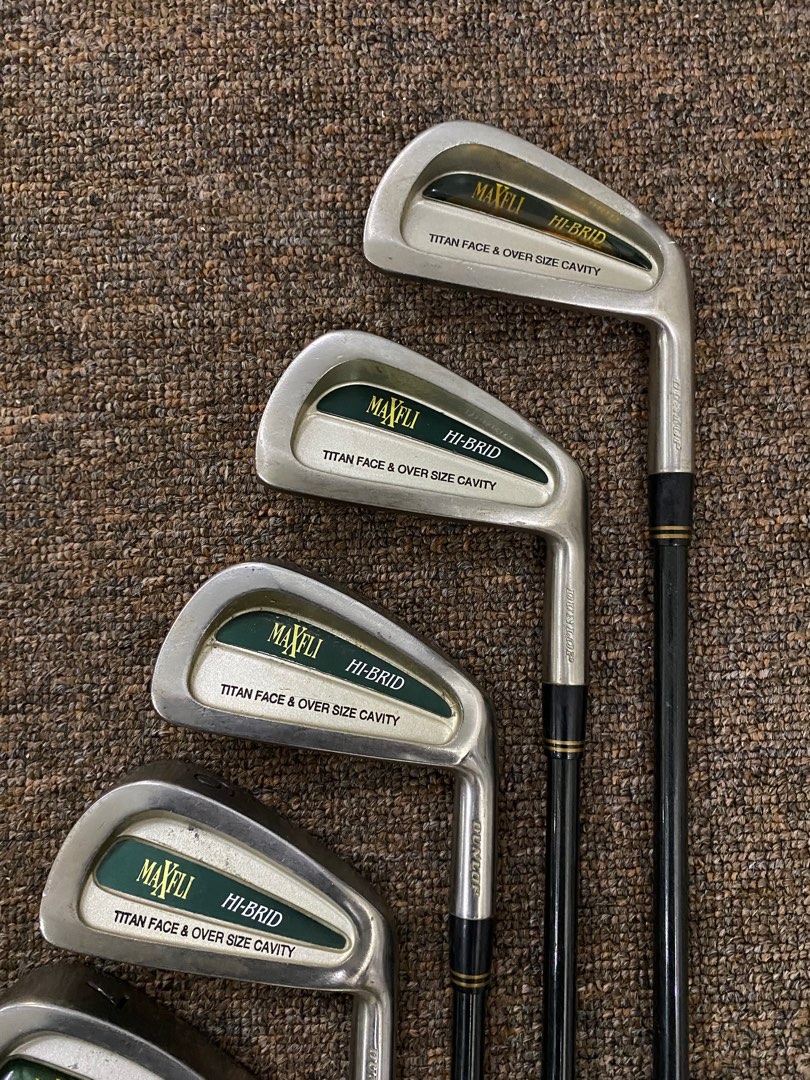 DUNLOP MAXFLI HI-BRID Iron Set, Sports Equipment, Sports & Games, Golf ...
