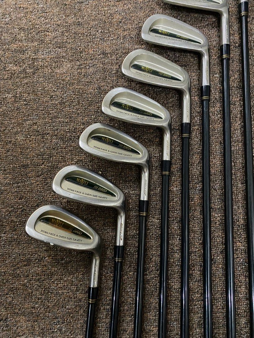 DUNLOP MAXFLI HI-BRID Iron Set, Sports Equipment, Sports & Games, Golf ...
