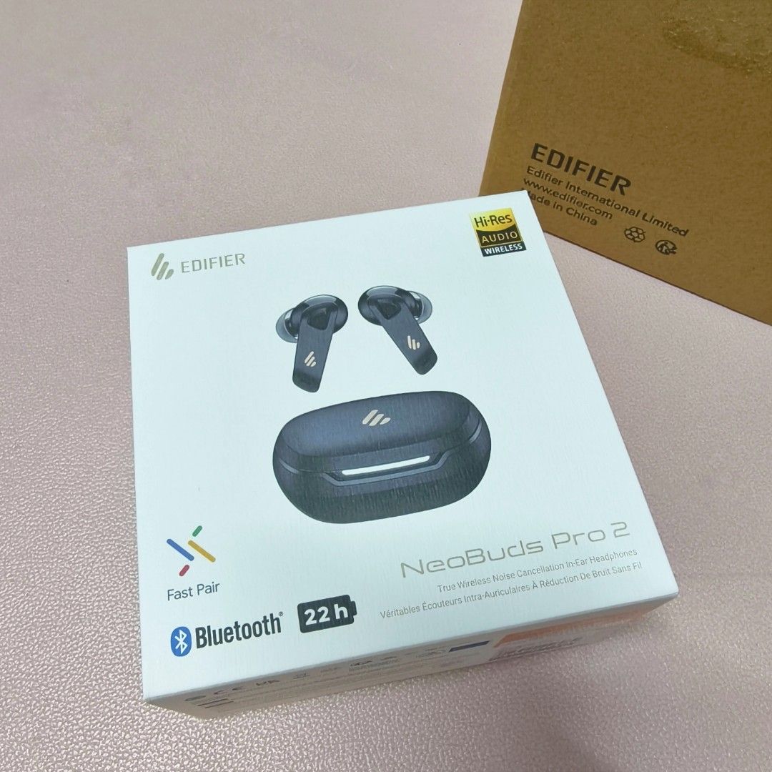 行貨 Edifier NeoBuds Pro2 Hi-Res ANC Bluetooth 藍牙耳機 抗噪 通透 降噪 防水 旗艦真無線耳機, 音響器材, 耳機 - Carousell