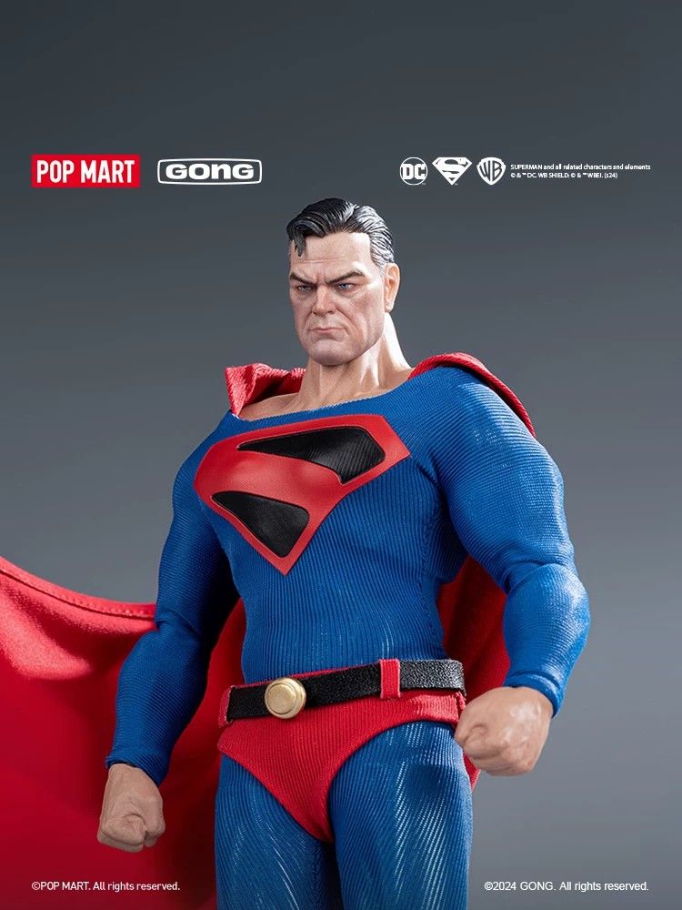 [EXCLUSIVE! POPMART X GONG] POPMART DC KINGDOM COME SUPERMAN 1:12 BALL ...