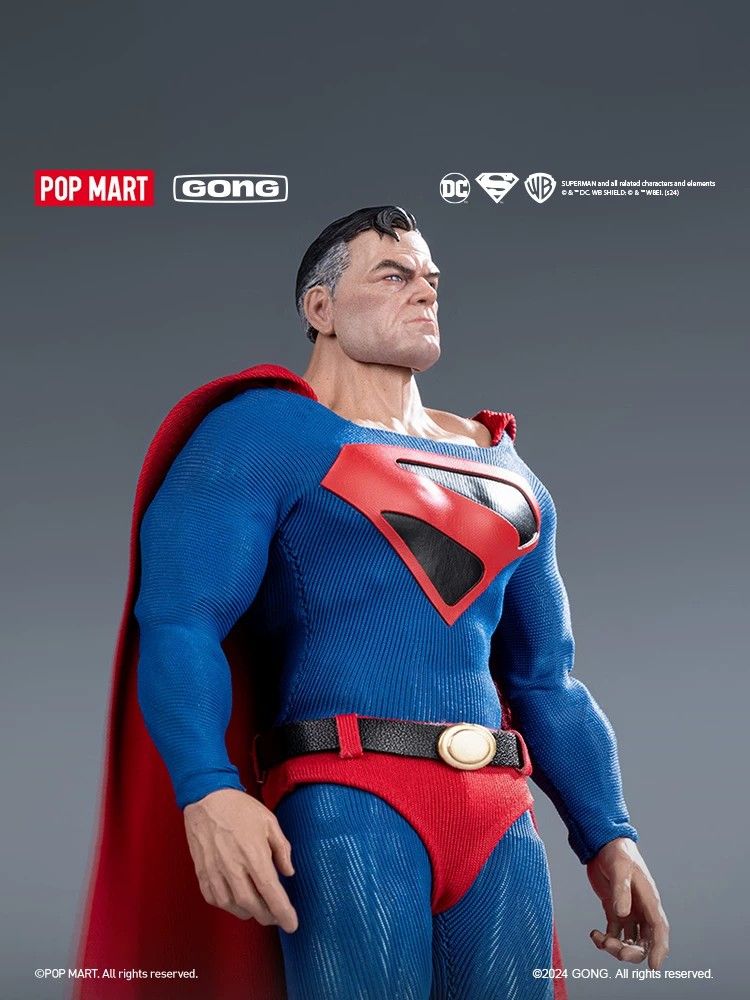[EXCLUSIVE! POPMART X GONG] POPMART DC KINGDOM COME SUPERMAN 1:12 BALL ...