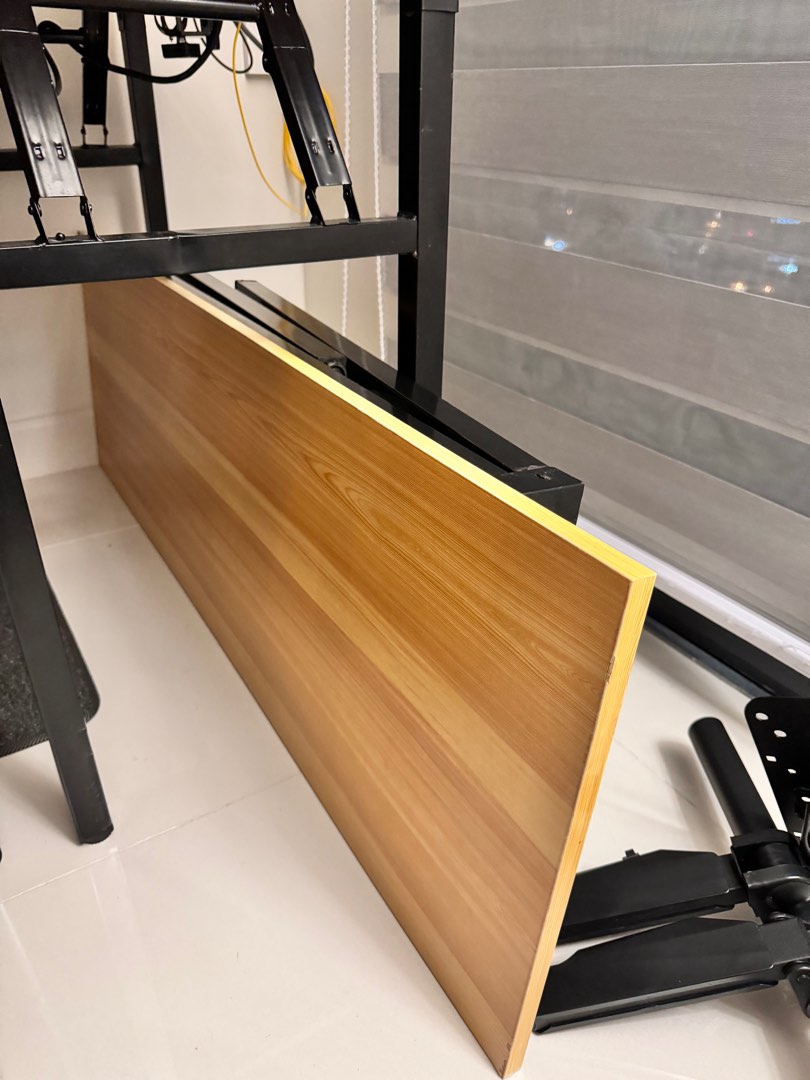 Foldable Table with C-Clamp Laptop Mount Arm, Furniture & Home Living ...