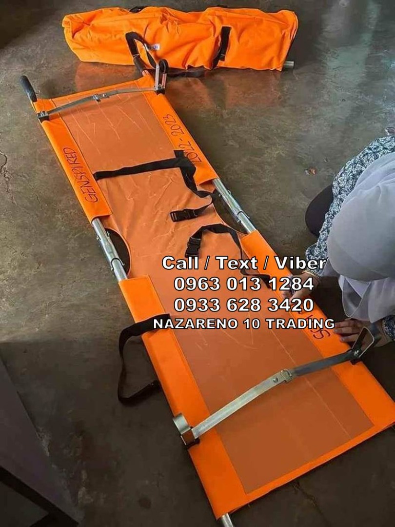 Folding Stretcher Folding stretcher, portable, with Safety Strap ...