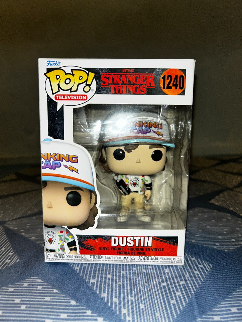 Funko POP Dustin, Hobbies & Toys, Toys & Games on Carousell
