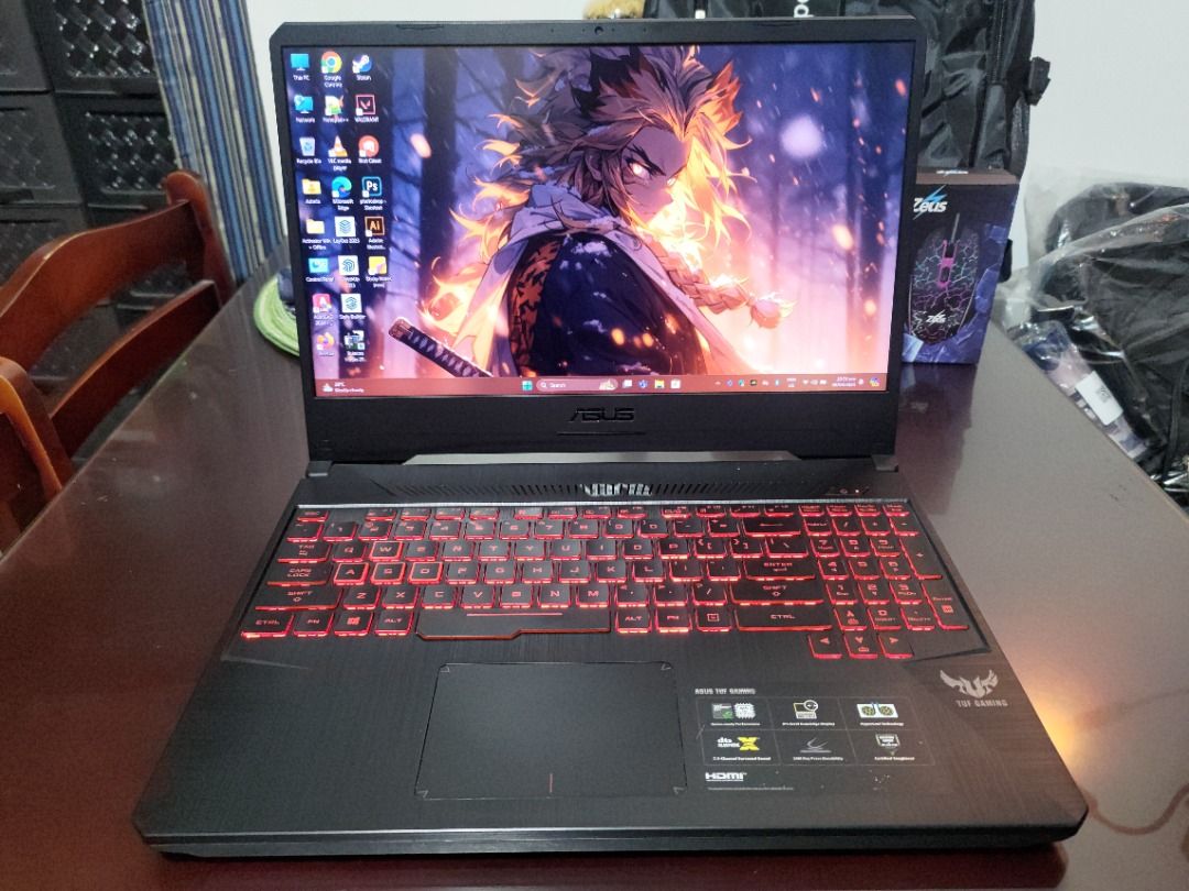Gaming Laptop ASUS TUF 15.6in 2023 Acquired • Core i7 9th gen • 32gb ...
