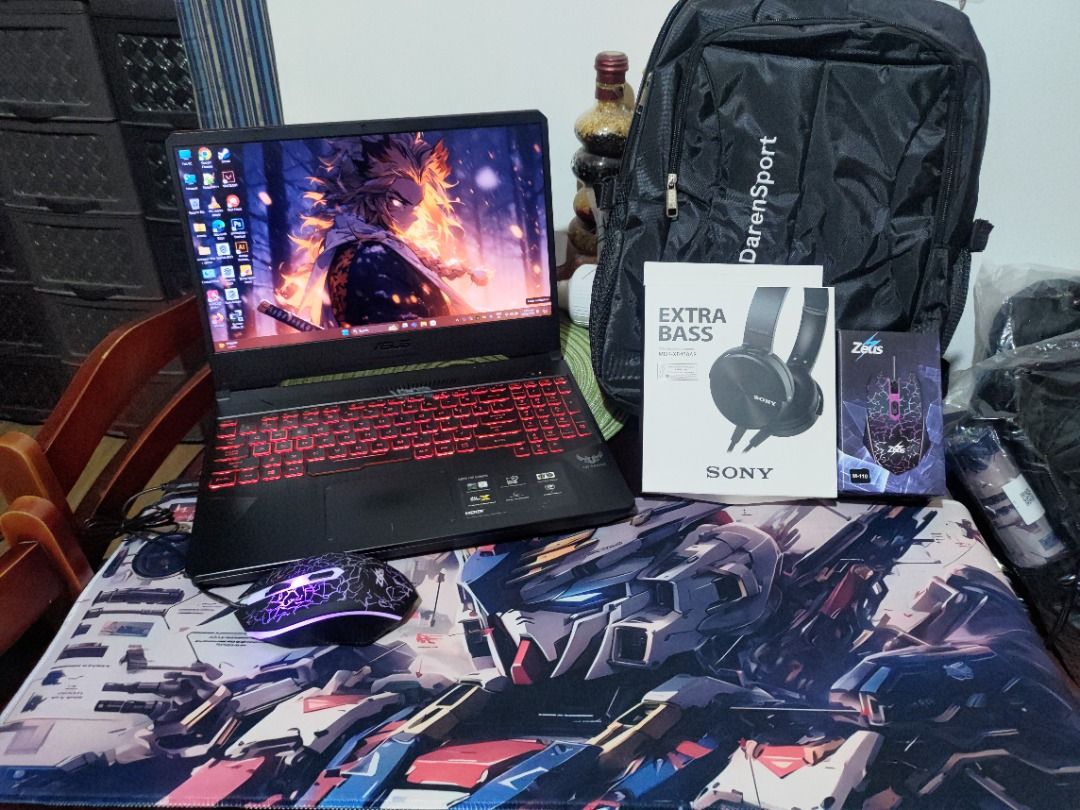 Gaming Laptop ASUS TUF 15.6in 2023 Acquired • Core i7 9th gen • 32gb ...